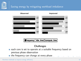Runtime Methods to Improve Energy Efficiency in HPC Applications | PDF | Computer Software and ...