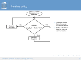 Runtime Methods to Improve Energy Efficiency in HPC Applications | PDF ...