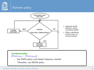 Runtime Methods to Improve Energy Efficiency in HPC Applications | PDF | Computer Software and ...