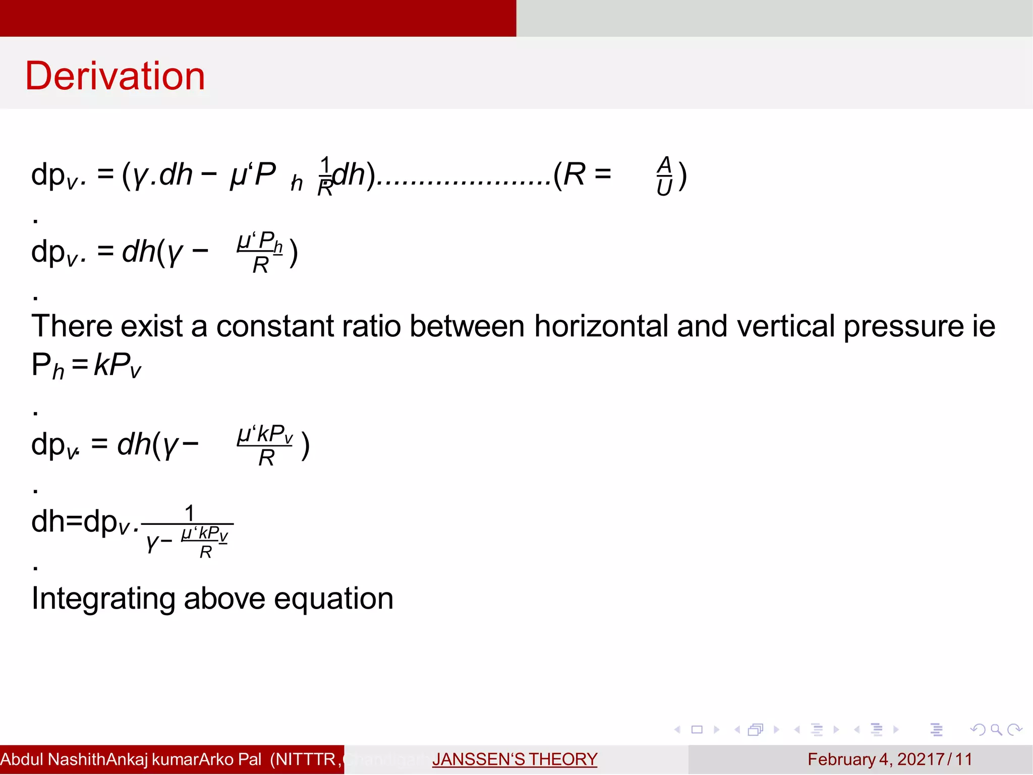 Janssen's theory | PPTX