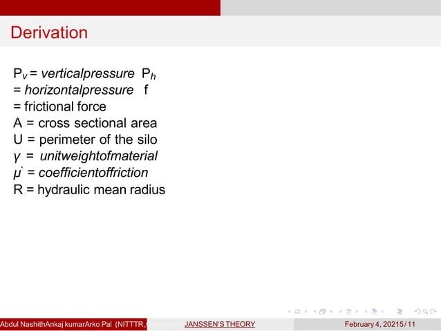 Janssen's theory | PPTX