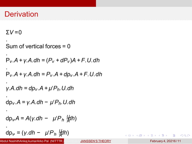 Janssen's theory | PPTX