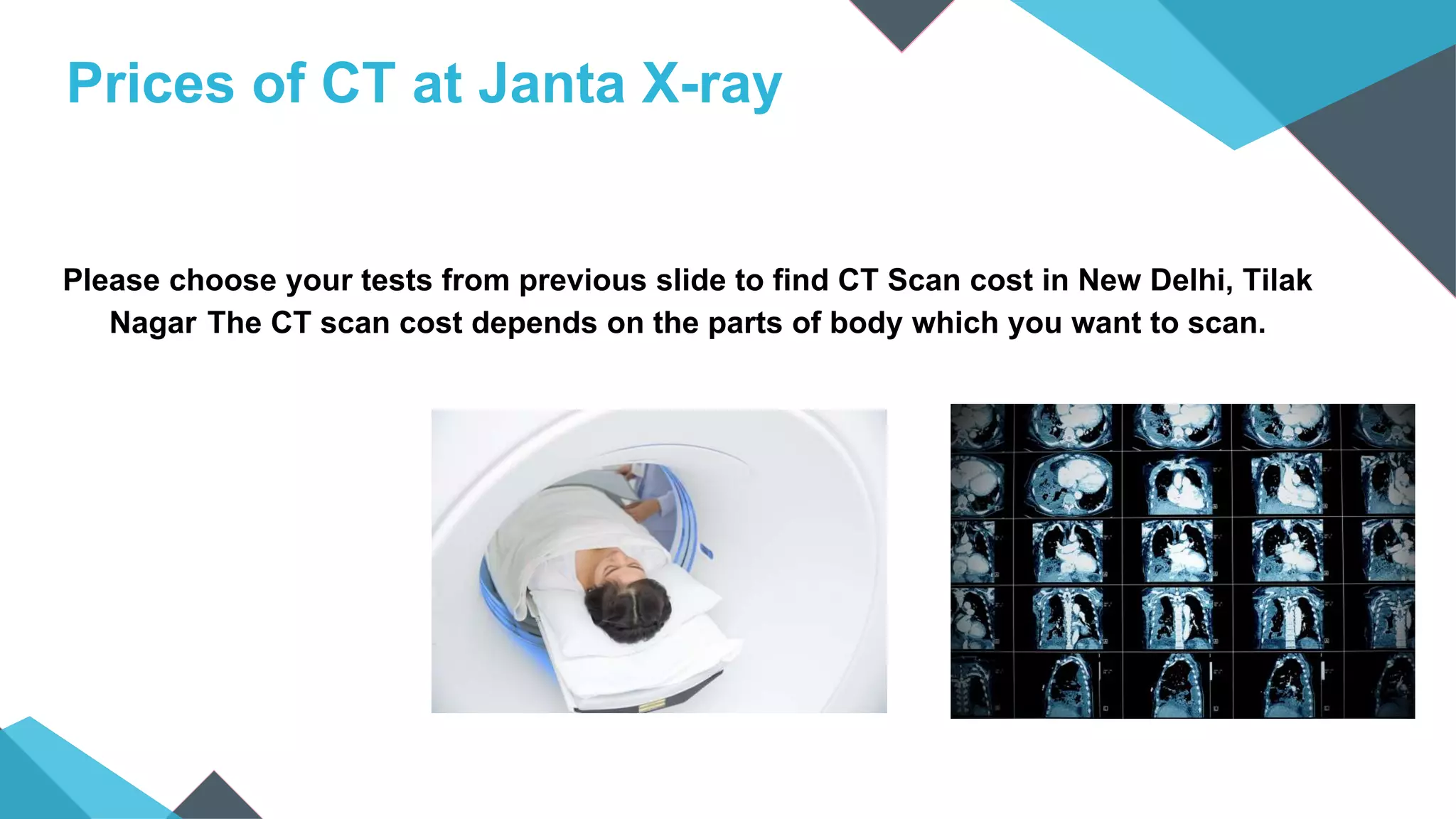 Cheap CT Scan in Delhi | PPT