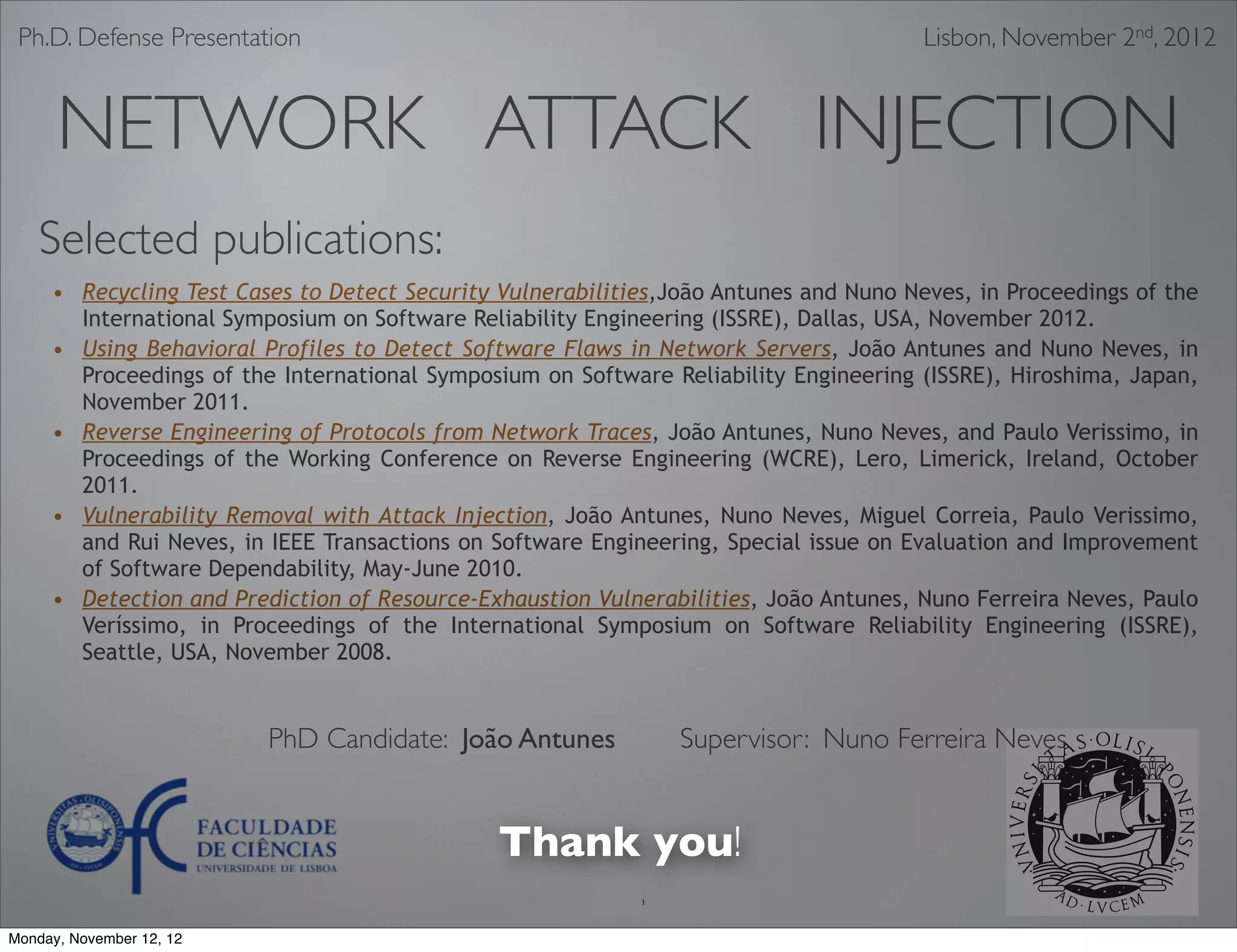 Network Attack Injection | PDF