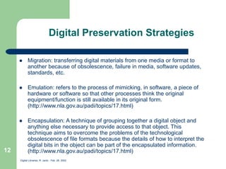digital Preservation | PPT