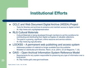 digital Preservation | PPT