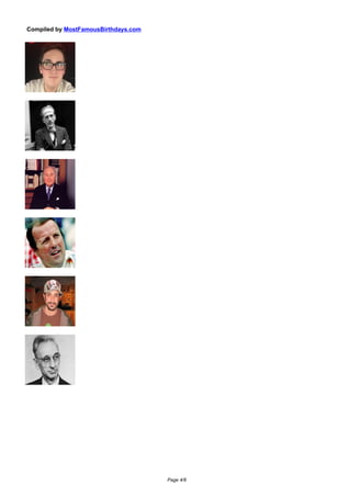 January born famous people | PDF