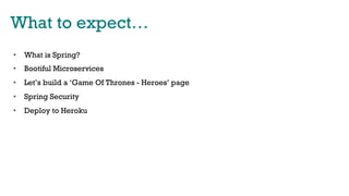 Spring Boot Workshop - January w/ Women Who Code | PPT