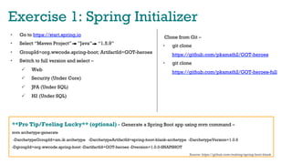 Spring Boot Workshop - January w/ Women Who Code | PPT