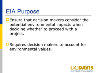 January 8th esp 179 lecture- class intro and eia basics | PPT