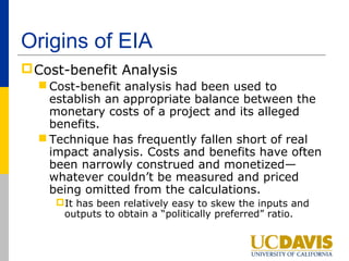 January 8th esp 179 lecture- class intro and eia basics | PPT