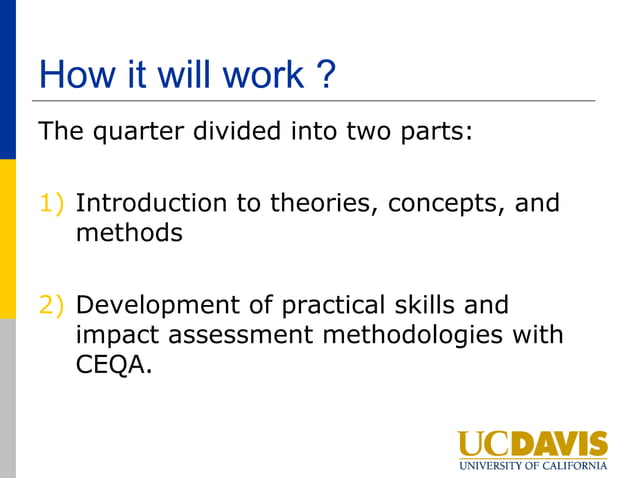 January 8th esp 179 lecture- class intro and eia basics | PPT