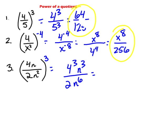 Dividing Exponents | PPT | Physics | Science