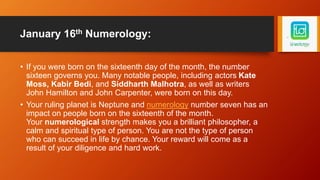 January 16th Birthdate Zodiac.pptx