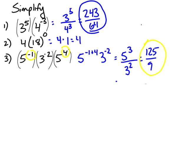 Exponents/Scientific Notation Review | PPT