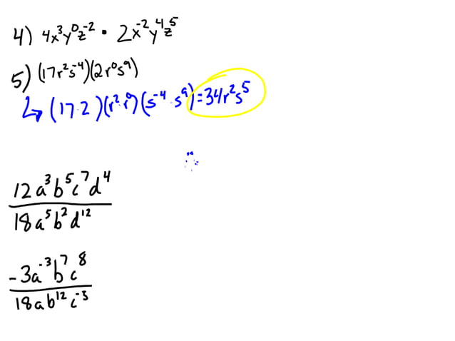 Exponents Scientific Notation Review Ppt