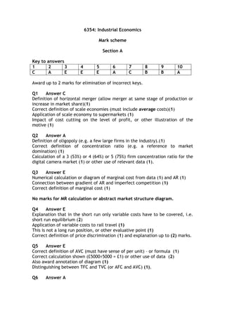January 2006 mark scheme | PDF