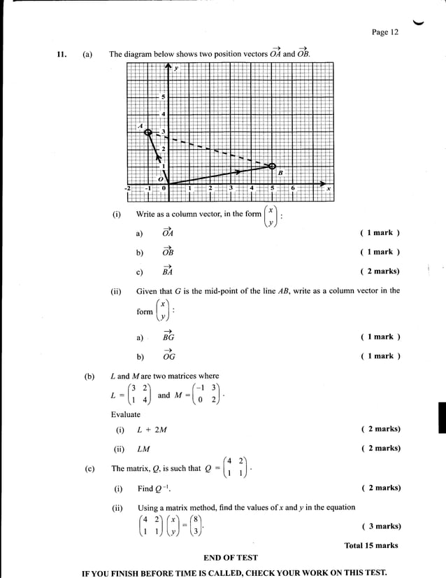 CSEC Mathematics January 2012 Past Paper | PDF