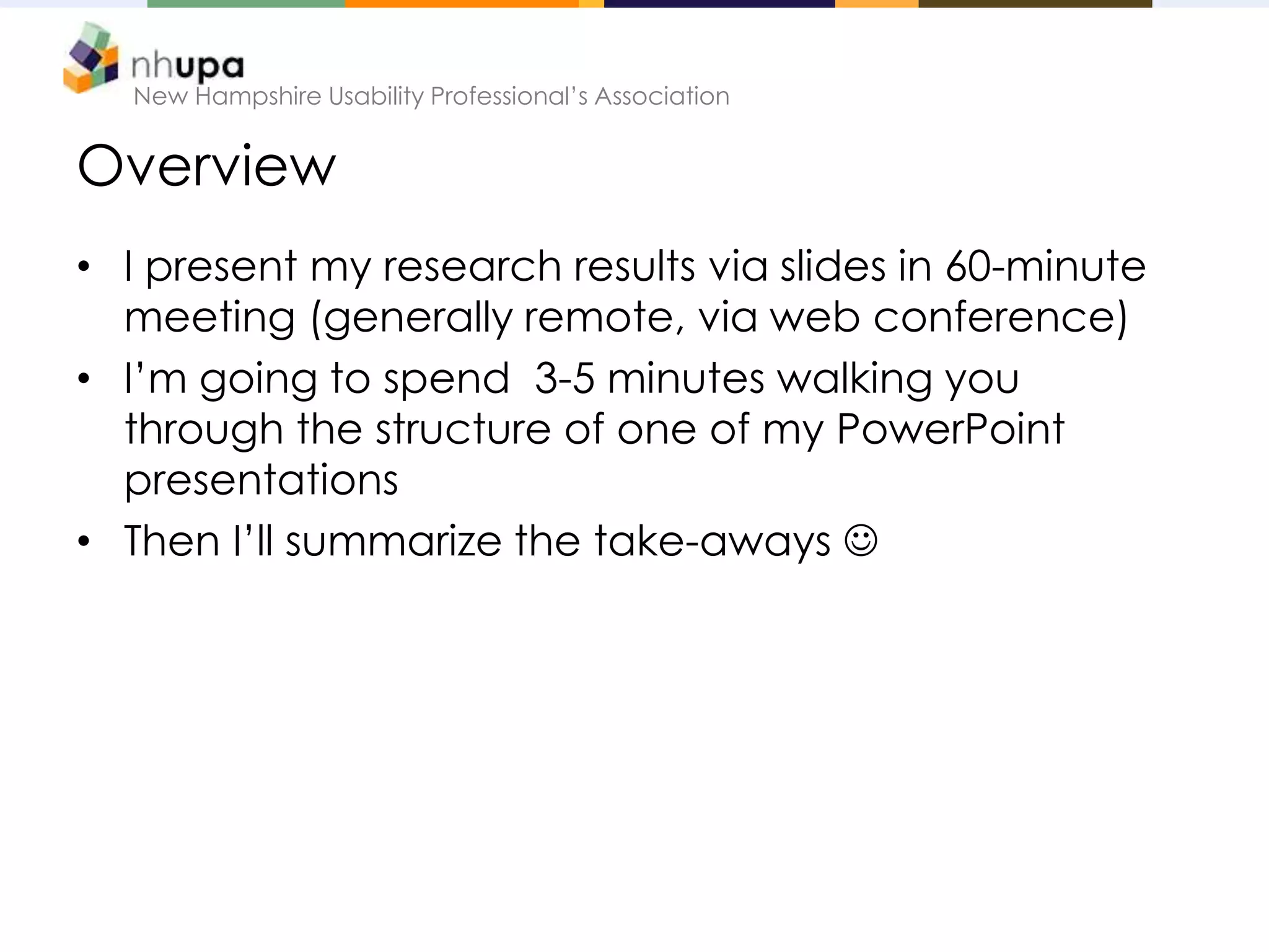 Delivering Results: How Do You Report User Research Findings? | PPTX