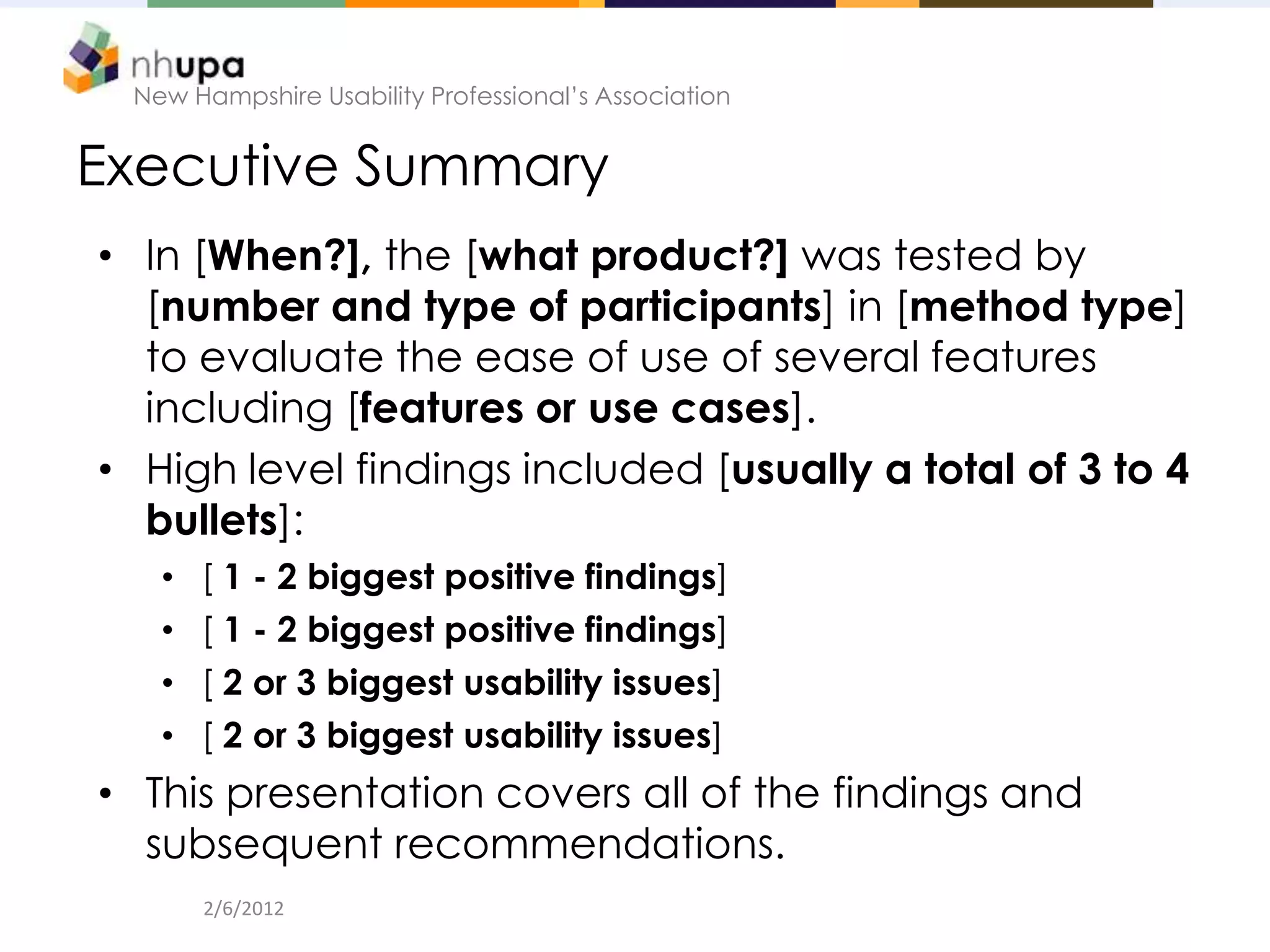 Delivering Results: How Do You Report User Research Findings? | PPTX