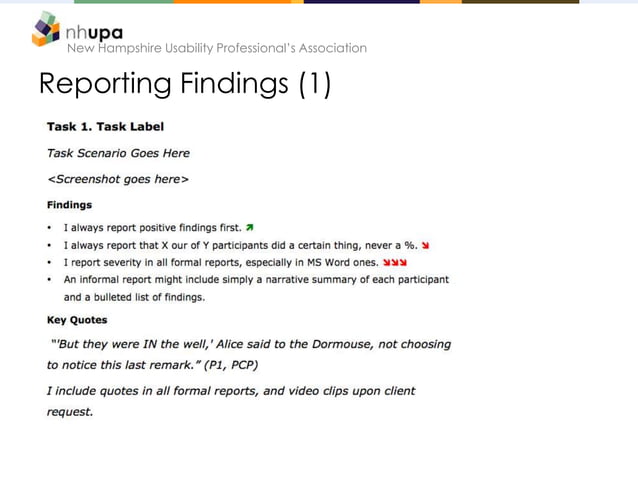 Delivering Results: How Do You Report User Research Findings? | PPTX ...