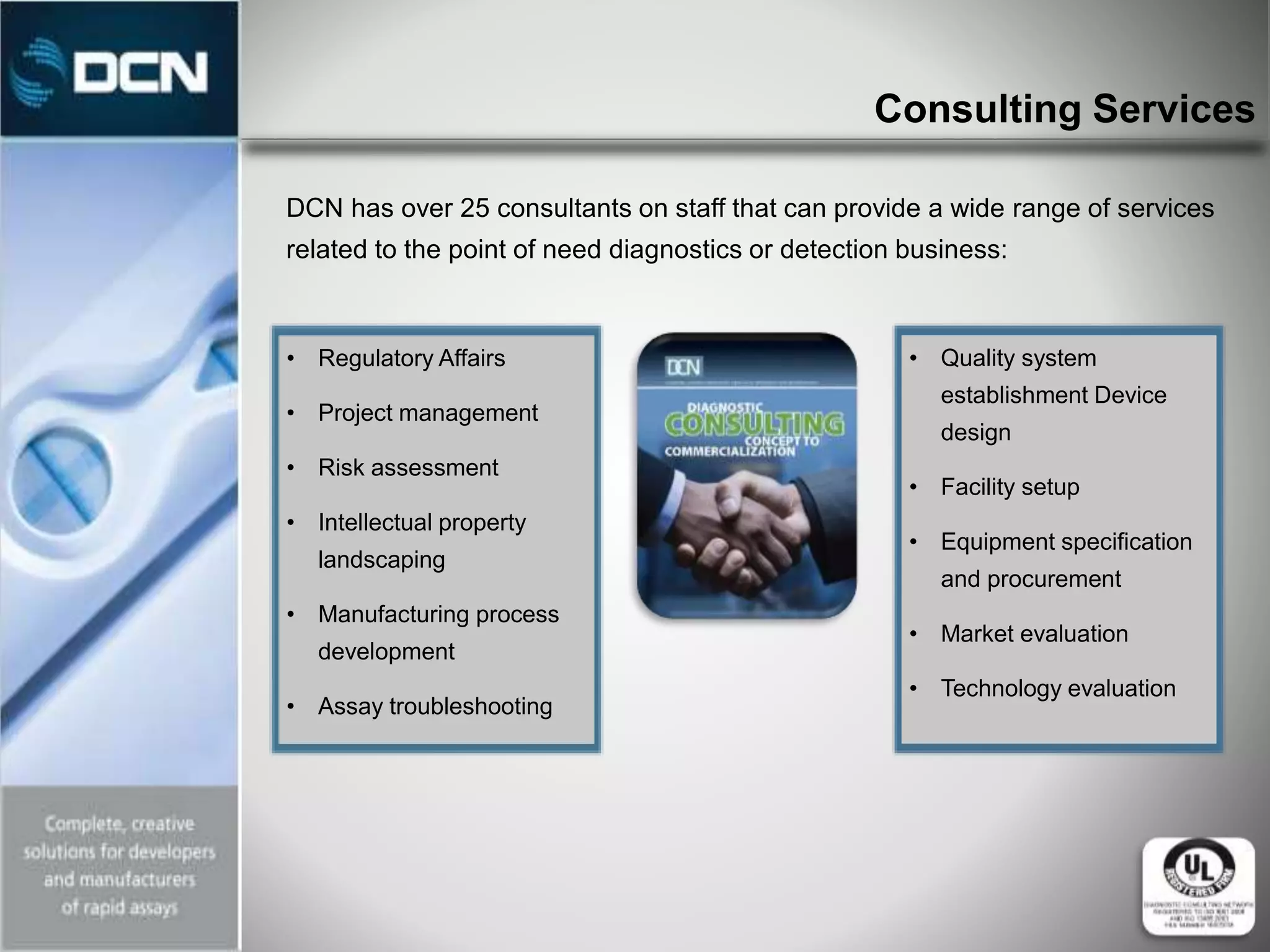 DCN Diagnostics. Design and Development of Lateral Flow Assay Systems ...