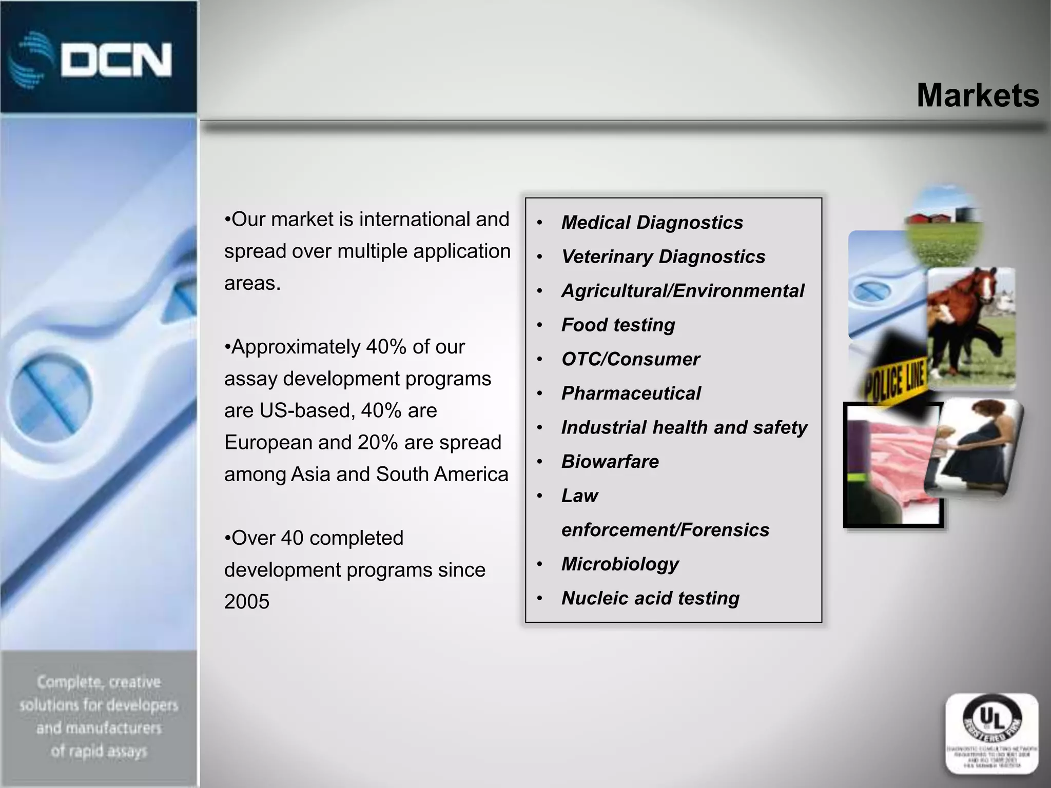 DCN Diagnostics. Design and Development of Lateral Flow Assay Systems ...