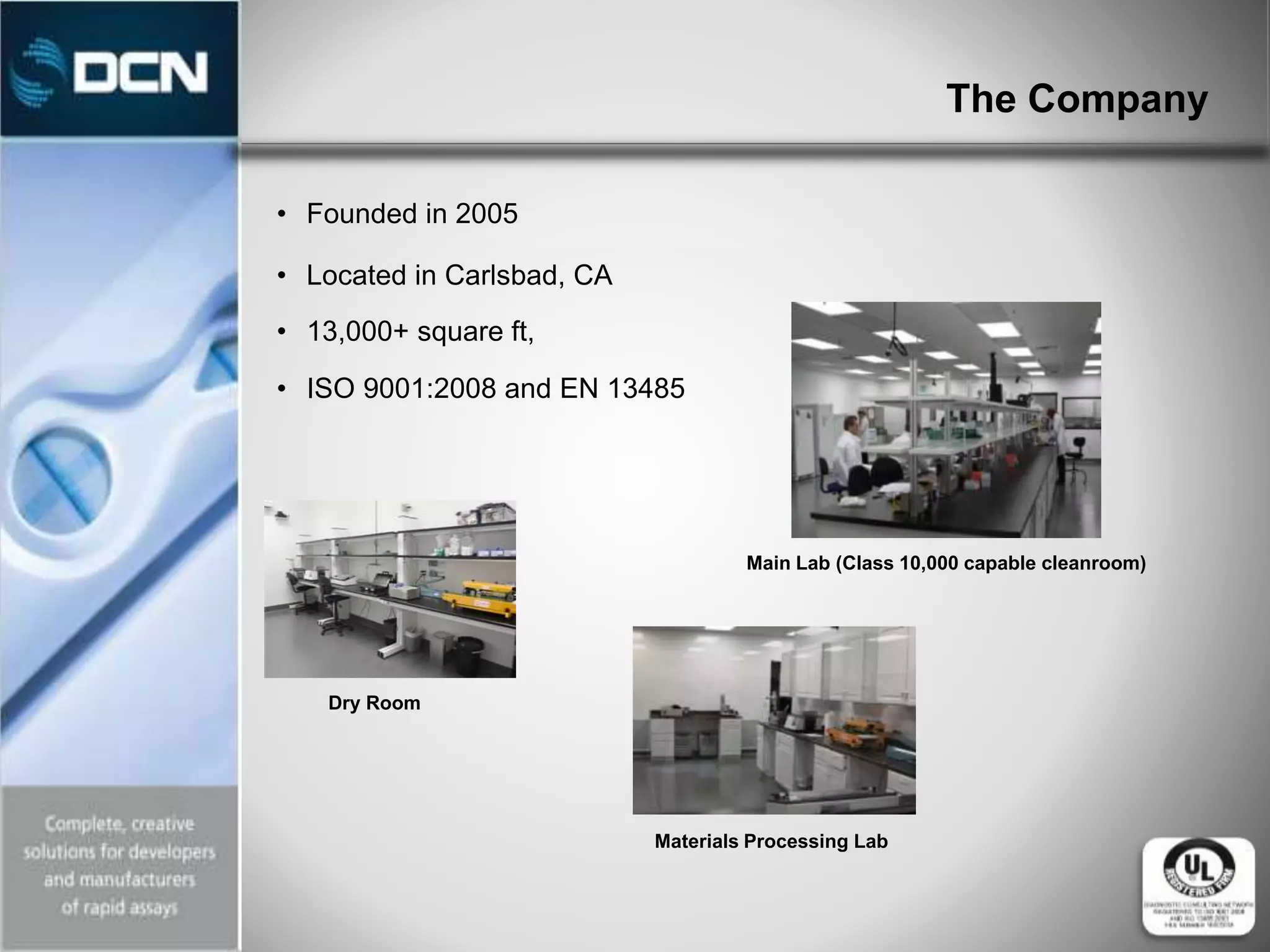 DCN Diagnostics. Design and Development of Lateral Flow Assay Systems ...