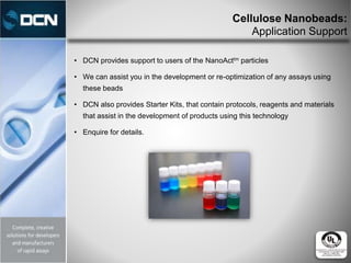 DCN Diagnostics. Design and Development of Lateral Flow Assay Systems ...
