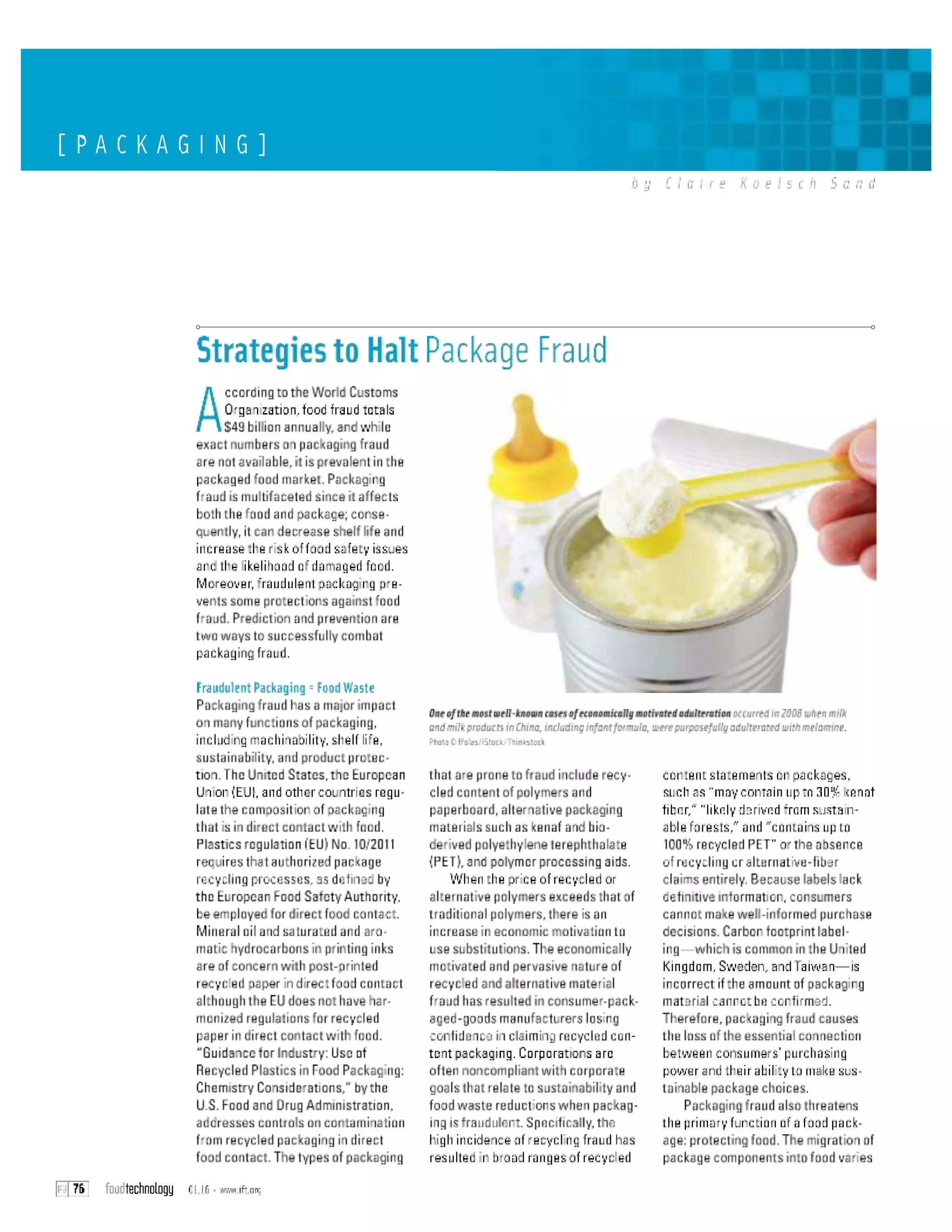 January 2016 Strategies to Halt Package Fraud.pptx