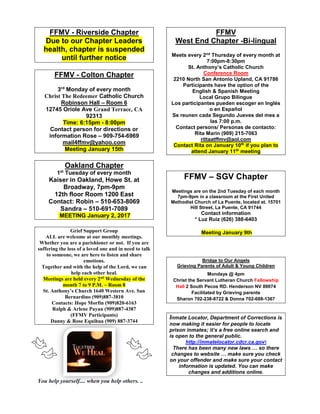 Families and Friends of Murder Victims, INC | PDF
