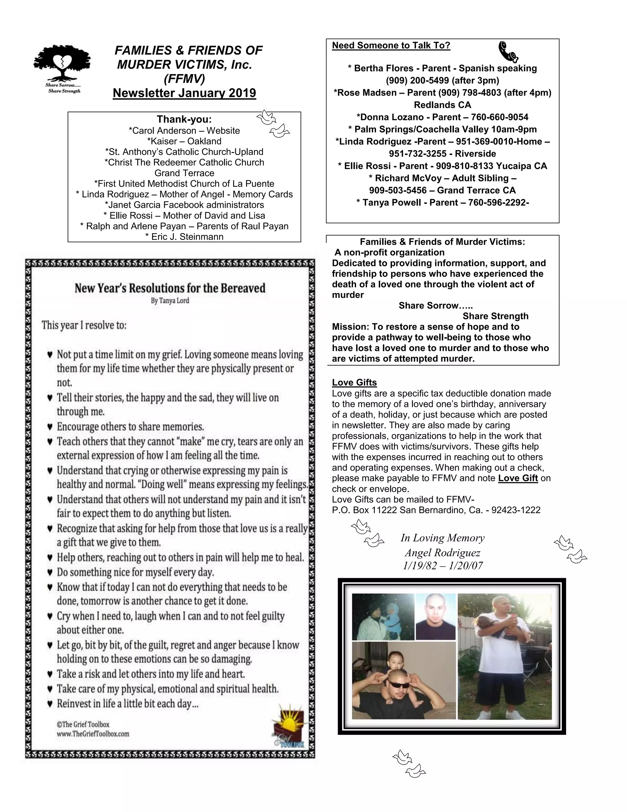 Families & Friends of Murder Victims | PDF