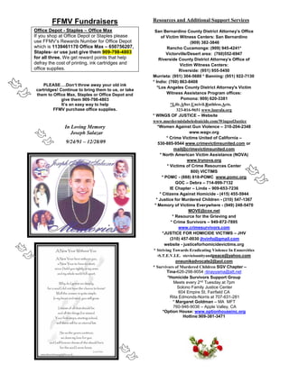 Families and Friends of Murder Victims, INC | PDF
