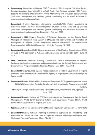 January 2021 aliyu aminu ahmed cv | PDF