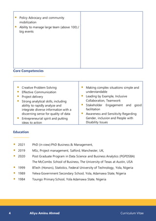 January 2021 aliyu aminu ahmed cv | PDF