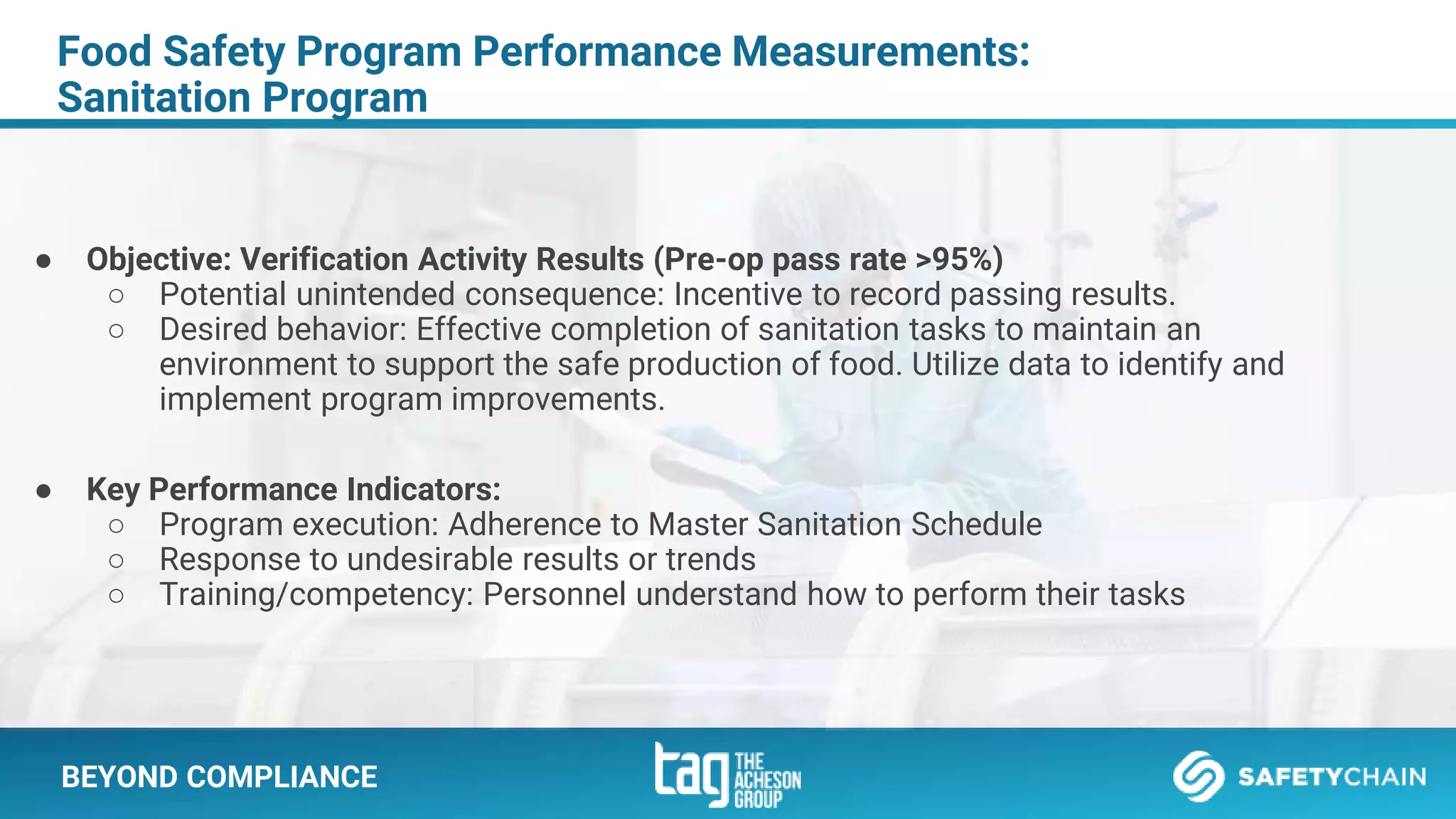 Food Safety KPIs: Are They Driving the Right Behaviors? | PPTX