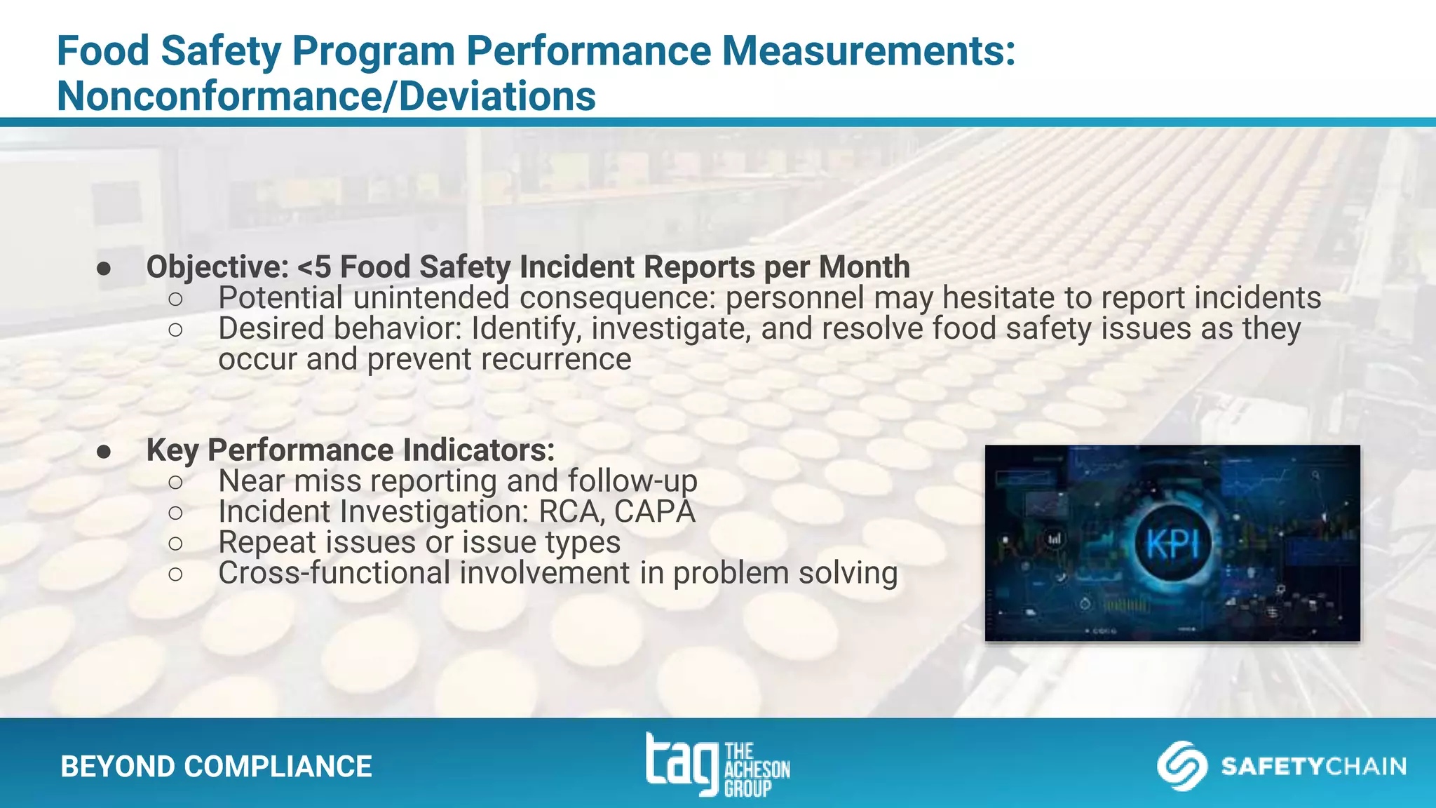 Food Safety KPIs: Are They Driving the Right Behaviors? | PPTX