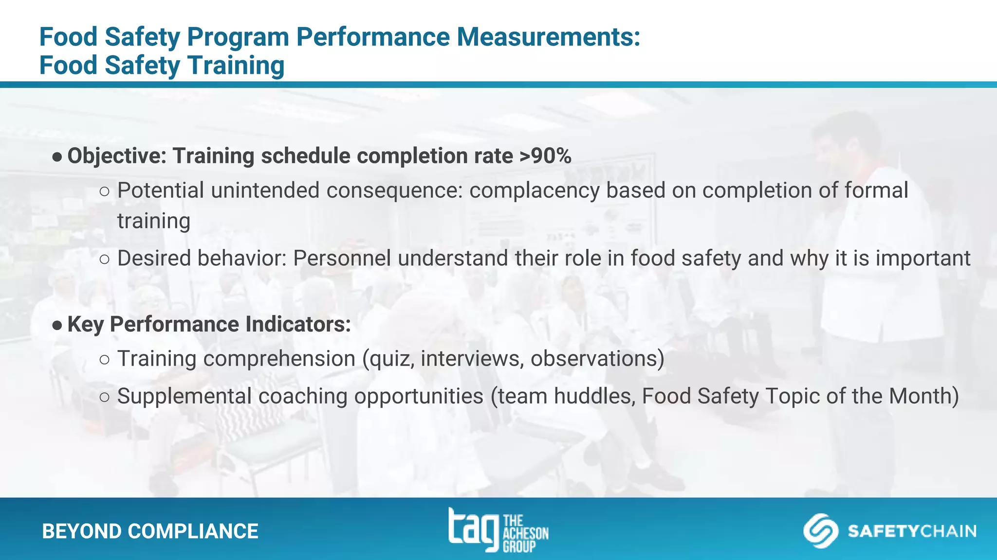 Food Safety KPIs: Are They Driving the Right Behaviors? | PPTX