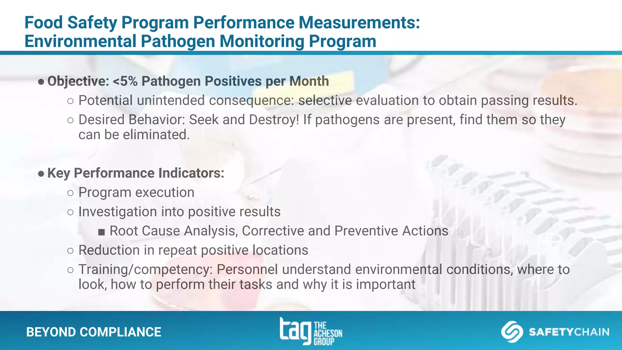 Food Safety KPIs: Are They Driving the Right Behaviors? | PPTX