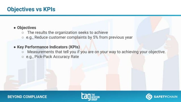 Food Safety KPIs: Are They Driving the Right Behaviors? Food Safety KPIs: Are They Driving the Right Behaviors?