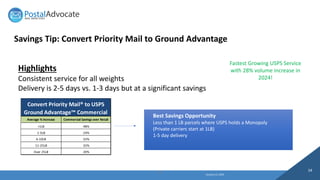 Our Guide to the January 2025 USPS® Rate Change | PPT