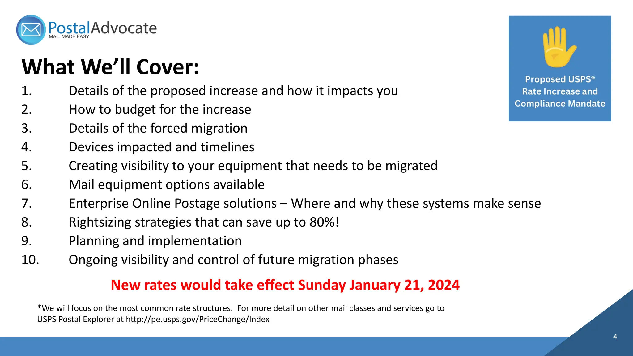 Our Guide to the 2024 USPS® Rate Change | PDF