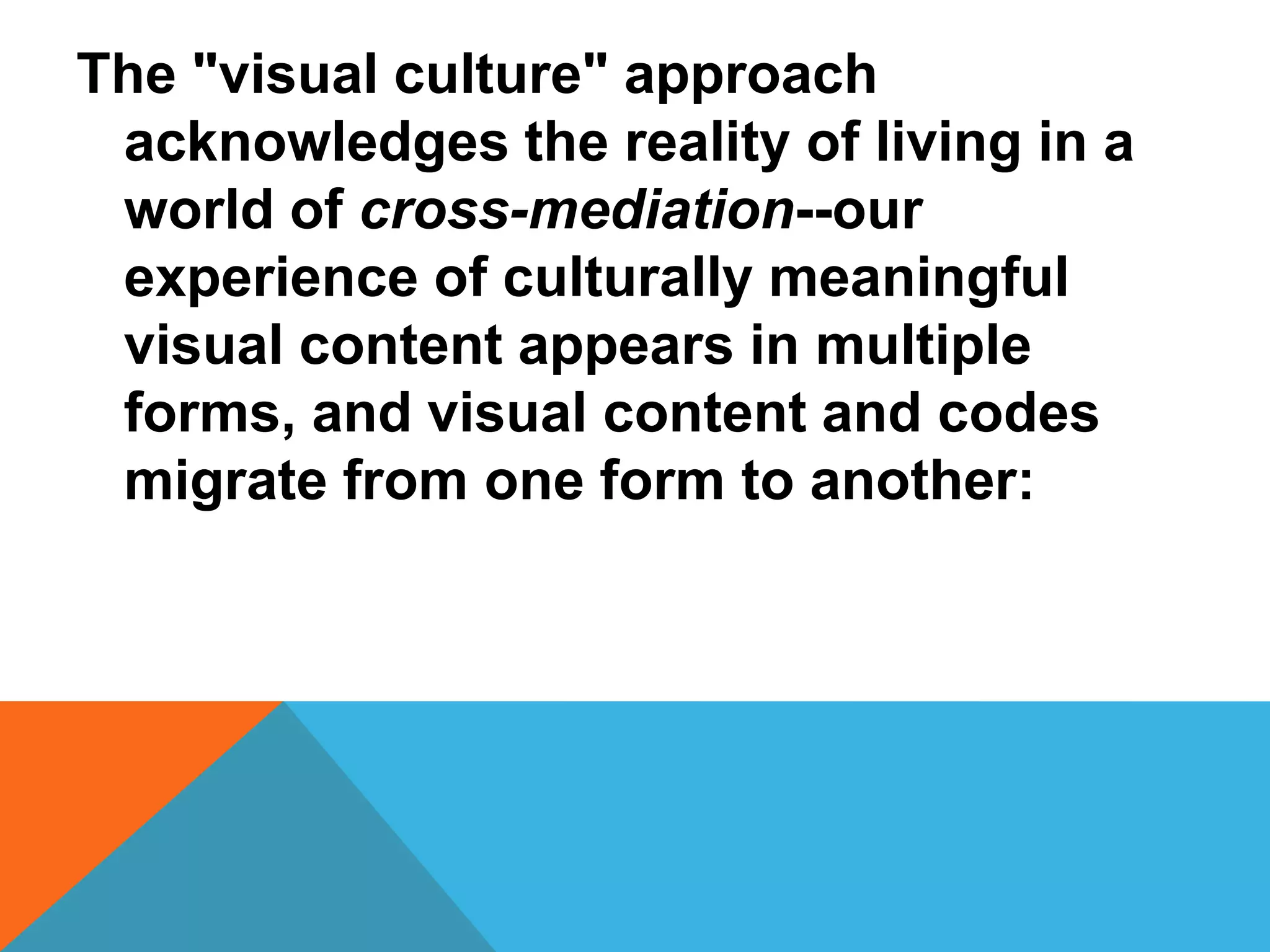 Visual Culture: Introduction | PPTX