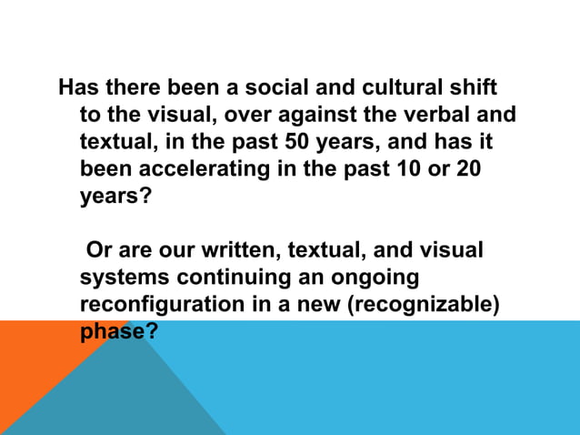 Visual Culture: Introduction | PPTX