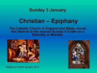 January religious events | PPT