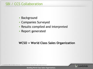 Strategies for Building World Class Sales Organizations | PPS