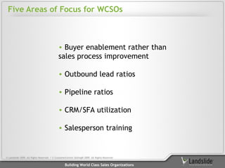 Strategies for Building World Class Sales Organizations | PPS