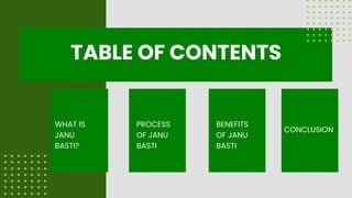 Janu Basti-Sanjeevani Kaya Shodhan.pptx