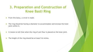 Janu Basti Treatment in Ayurveda | PPTX