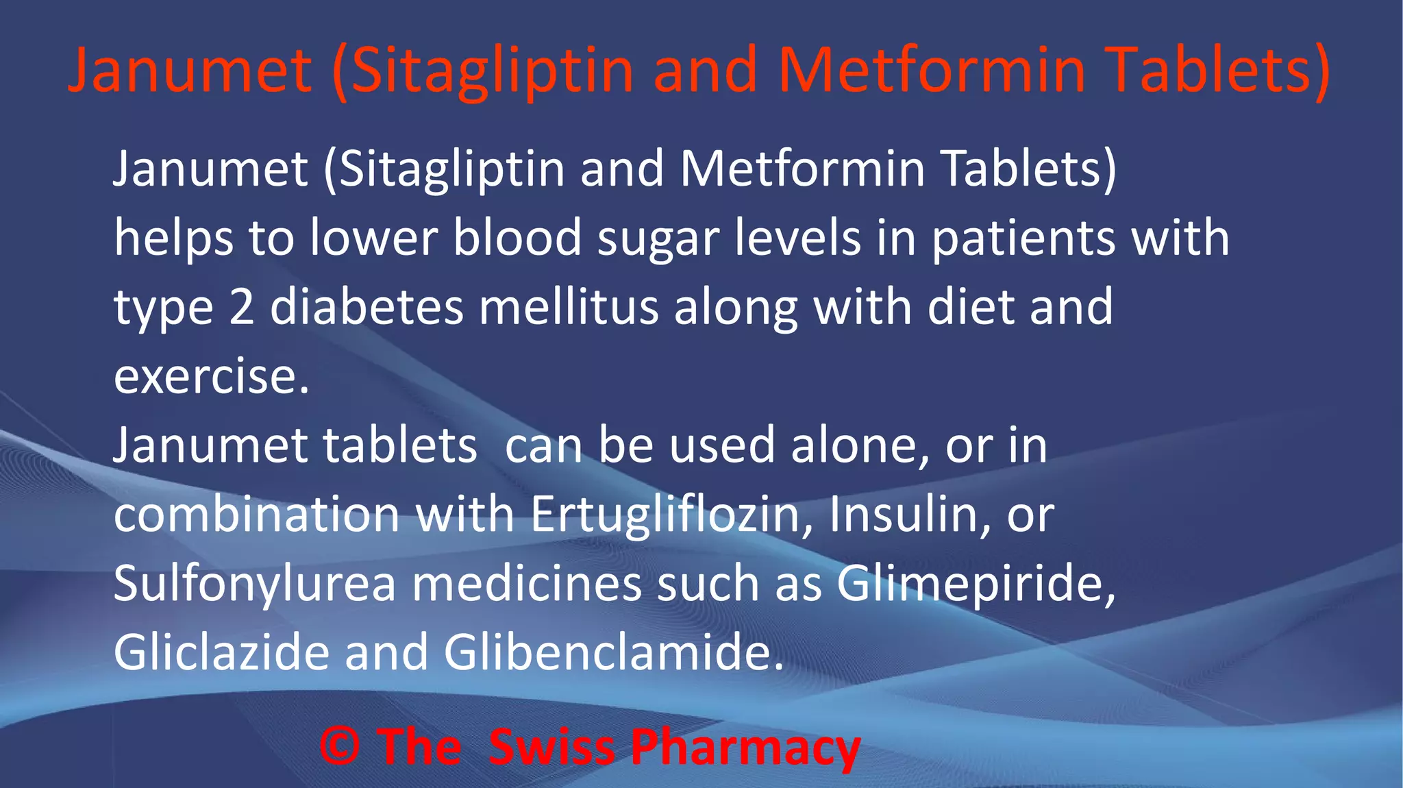 Janumet (Sitagliptin and Metformin Tablets) | PDF